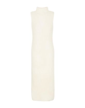 8 by YOOX KNIT ROLL-NECK SLEEVELESS DRESS