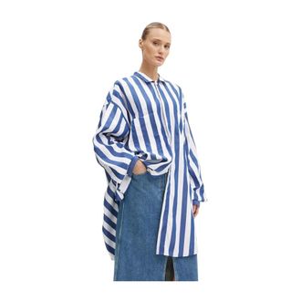 Sunnei Relaxed Shirt - - Blouses & Shirts - Damen - Blau - S