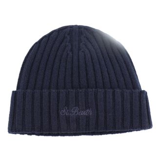 MC2 Saint Barth Bonnet c&ocirc;tel&eacute; avec revers - Homme - Accessoires - Bleu - Taille: ONE Size