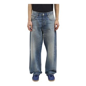Sunflower Pantaloni Wide Twist in Denim - - Jeans - Herren - Blau - W36