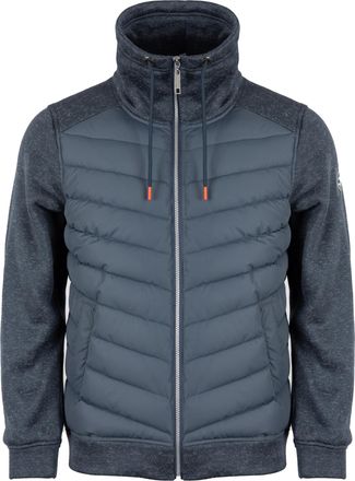 Roadsign Herren Jacke Hybridjacke aus Strickfleece f&uuml;r stylishe Layer-Outfits Navy, 3XL