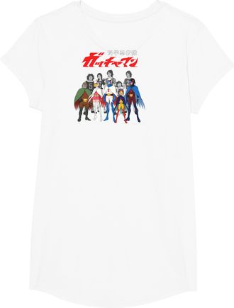 Manga Gatchaman Logo Alter Ego Line-Up T-Shirt
