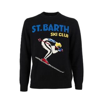 MC2 Saint Barth Pull &agrave; col rond - Homme - Pulls - Noir - Taille: S