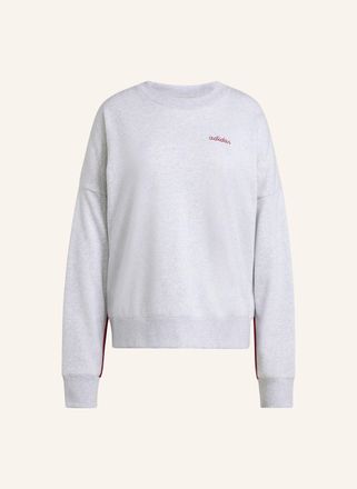 adidas Seasonal Essentials Colorpop Sweatshirt Mit Aufgestickter Grafik grau