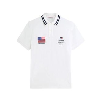 Tommy Hilfiger Polohemd - - Tops - Herren - Wei&szlig; - XL