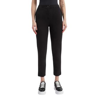 Twinset Femme, Pantalons, Noir, Taille: 40 FR Pantalon Cigarette Scuba Noir
