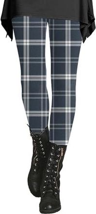 Generic Collants en tricot pour femme avec motif - Legging de No&euml;l pour femme - Pantalon thermique dhiver - Pantalon de yoga long multicolore - Collants therm