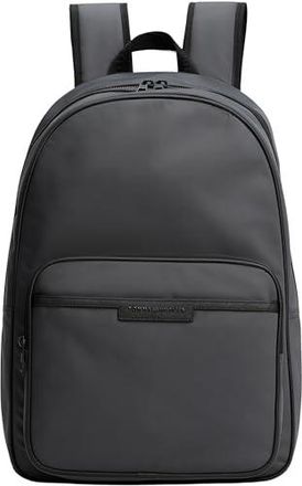 Tommy Hilfiger Sac &agrave; Dos Homme Repreve avec Compartiment pour Ordinateur Portable, Gris (Dark Grey), Taille Unique