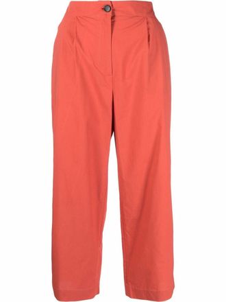 Woolrich pantalon en coton &agrave; coupe courte - Orange