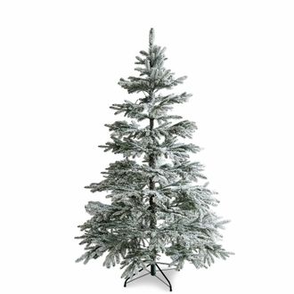 Loberon Weihnachtsbaum Lokossa, individuell biegbare Zweige, Stabiler Eisenst&auml;nder, Festliche Deko-Tanne, Kunstnadel-Baum, Weihnachtsdeko, Weihnachten, Polyet