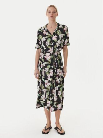 Roxy Hemdkleid Island Escape ERJWD03865 Schwarz Regular Fit