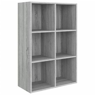 Generic B&uuml;cherregal aus Holzwerkstoff, Kann Als Sideboard, Offenes Lagerregal mit Gitterf&auml;chern f&uuml;r Wohnzimmer, Schlafzimmer und Heimb&uuml;ro Verwendet Werden (66