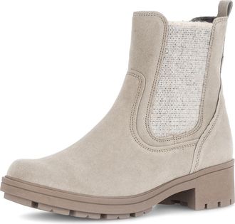 Gabor Damen Chelsea Boots, Frauen Stiefeletten,halbstiefel,Kurzstiefel,uebergangsschuhe,uebergangsstiefel,flach,Kiesel (EL.Wool),38.5 EU / 5.5 UK