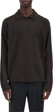 Paura Homme, Tops, Brun, Taille: M Polo Chemises