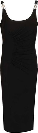 Versace Robe Au Genou - Noir