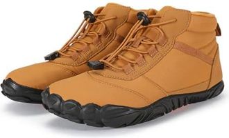 Pangolin Chaussures dHiver Unisexe Chaudes & D&eacute;perlantes - Bottes Outdoor Mi-Montantes &agrave; Serrage Rapide - Semelle Antid&eacute;rapante Trail pour Randonn&eacute;e, Neige, Vi