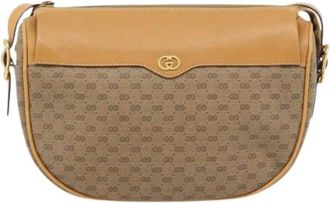 Gucci Sac bandouli&egrave;re en cuir Pre-owned - Femme - Pre-owned - Beige - Taille: ONE Size