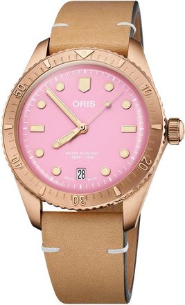 Oris Divers Sixty-Five Cotton Candy 38mm Bronze Rosa Damenuhr 01 733 7771 3158-07 5 19 04BR