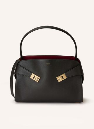 Ferragamo Ferragamo Handtasche Hug schwarz