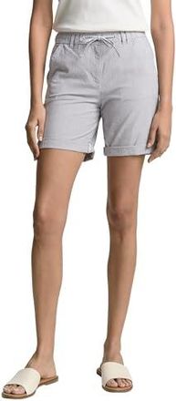 Tom Tailor 1046496 Bermuda, 35456-delicate Navy White Stripe, 34 Femme