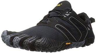 Vibram Fivefingers V-Trail, Chaussures de Trail Femme, Noir (Black/Grey Black/Grey), 36 EU