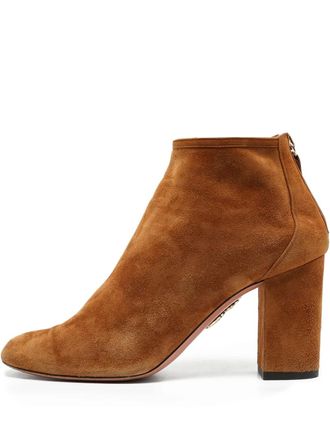 Aquazzura bottines Brooklyn (2024) - Marron