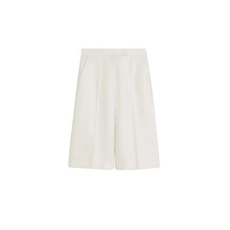 Max Mara Leinen-Bermudashorts - - Shorts - Damen - Wei&szlig; - 2XS