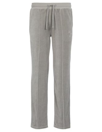 Emporio Armani Herren Emporio Armani Mens Jacquard Chenille Trousers With Pintuck Detail And Bold Logo Sweatpants, Pebble, XL EU