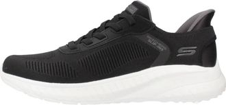 Skechers Homme, Chaussures, Noir, Taille: 45 EU Slip-ins : Bobs Sport Squad Chaos - Solid Step