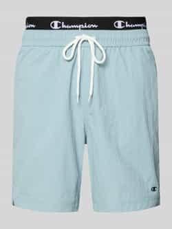 Champion Badehose mit Label-Details und Ges&auml;&szlig;tasche