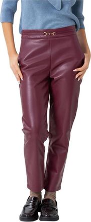 Kocca Femme, Pantalons, Rose, Taille: 44 FR Pantalon Ecopelle Ararurax