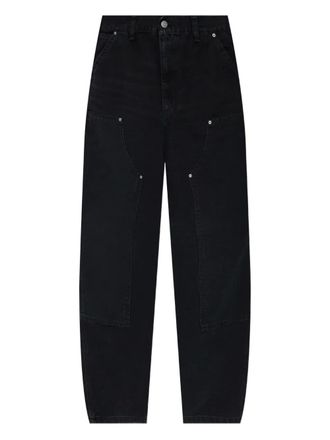 Carhartt Work in Progress pantalon &agrave; empi&egrave;cements - Noir