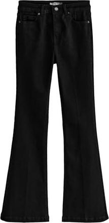 Next Femme Jean évasé Ultra-Doux Noir 44