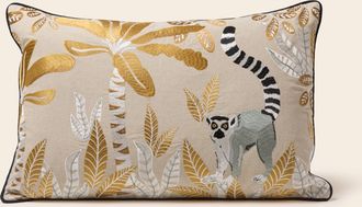 Madura Housse De Coussin Madagascar Naturel et ocre - MULTICOLORE