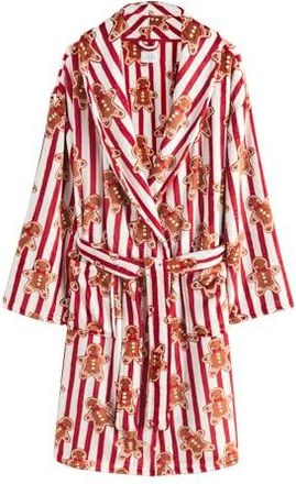 Next Femme Robe de chambre douillette de Noël collection famille Red Gingerbread M
