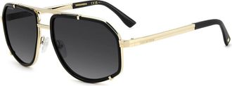 Dsquared2 Homme, Accessoires, Noir, Taille: 60 MM D2 0190/S Lunettes de soleil