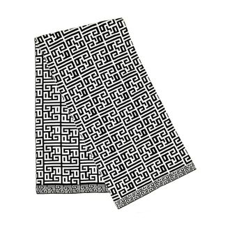 Ga&euml;lle Paris Monogramm Jacquard Unisex Wei&szlig; Fantasie - - Accessories - Damen - Schwarzk - ONE SIZE
