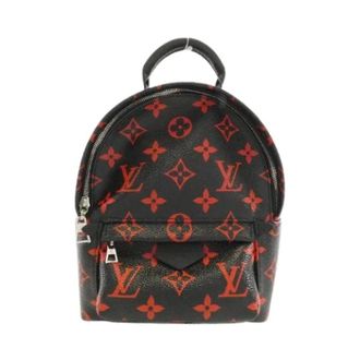 Louis Vuitton Pre-owned Sac &agrave; dos Palm Springs Monogram En Fl - Femme - Pre-owned - Noir - Taille: ONE Size