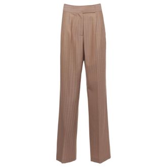 Etro Woll Palazzo Hose - - Trousers - Damen - Braun - S