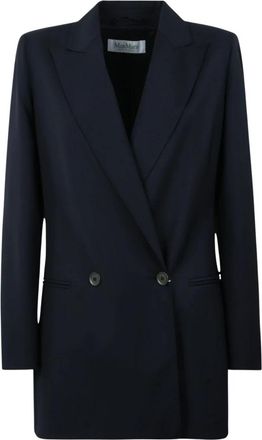 Max Mara Bikini Blazer - - Jackets - Damen - Blau - S