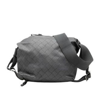 Bottega Veneta Pre-owned Nylon Shoulder Bag - - Pre-owned - Damen - Grau - ONE SIZE