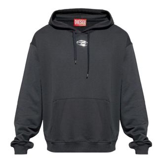 Diesel Homme, Sweatshirts et sweats &agrave; capuche, Noir, Taille: M Sweat &agrave; capuche