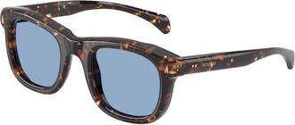 Moncler Lunettes de soleil carr&eacute;es Noirr - unisex - Accessoires - Brun - Taille: 51 MM