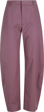 Federica Tosi Femme, Pantalons, Violet, Taille: 34 FR Pantalone Balloon in Popeline