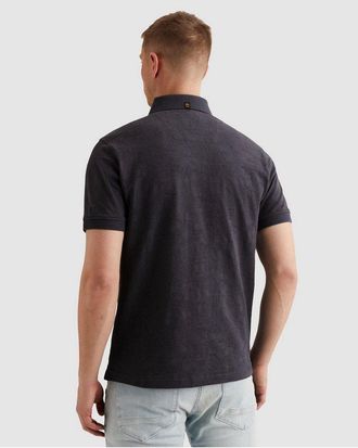 PME Legend Poloshirt polo jacquard jersey mit Logo Stickerei