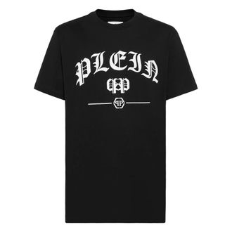 Philipp Plein T-Shirt Col Rond Tattoo - Homme - Tops - Noir - Taille: 3XL