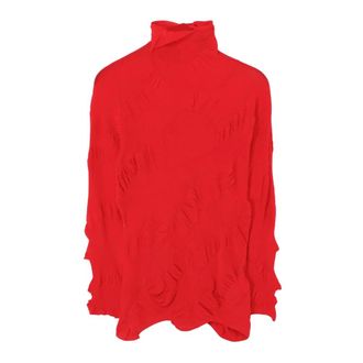 Yohji Yamamoto Damen, Blusen & Hemden, Rot, MGröße