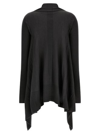 Rick Owens Womens Black Wool Cardigan Clothing