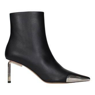 Off-white Leder-Stiefeletten - - Shoes - Damen - Schwarzk - 37 EU