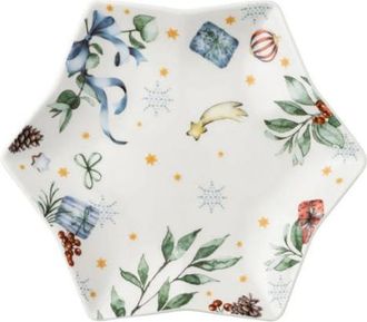 Hutschenreuther Sammelserie 2025-Alle Jahre wieder-Sternschale 24 cm-Ø 23,6 cm